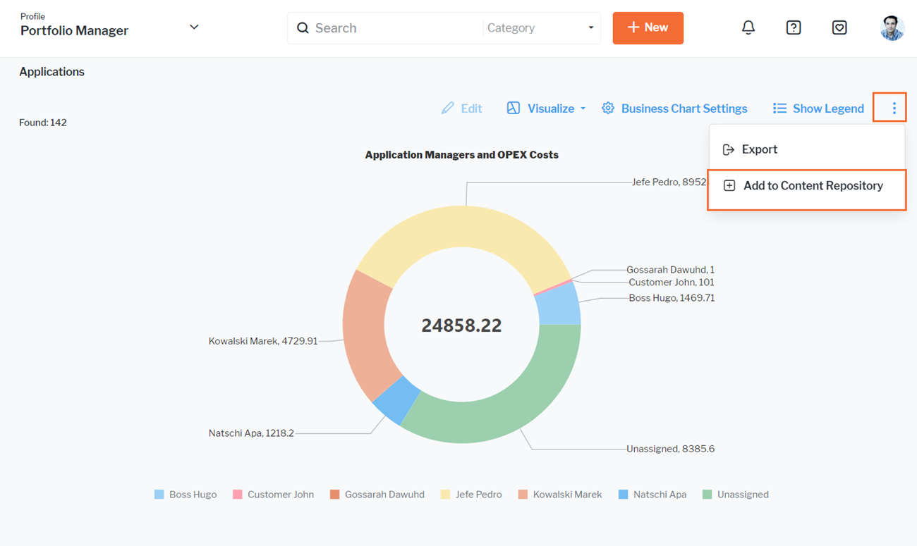 Add a visualization to the content repository